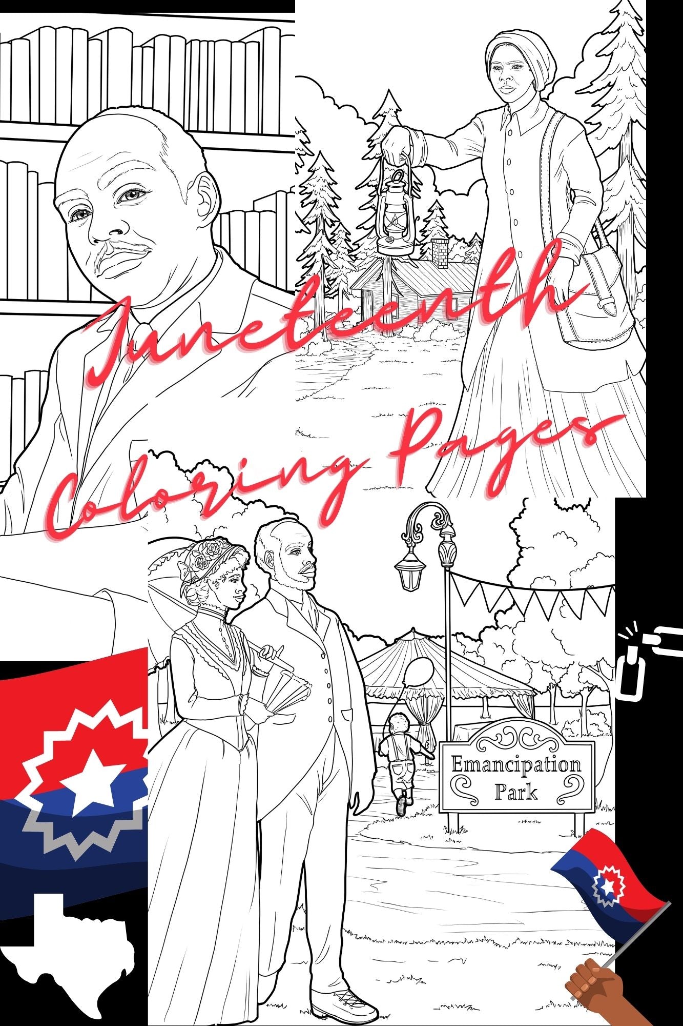 Juneteenth Coloring Pages - Freedom Day Activities for Kids – K1 and K2 ...